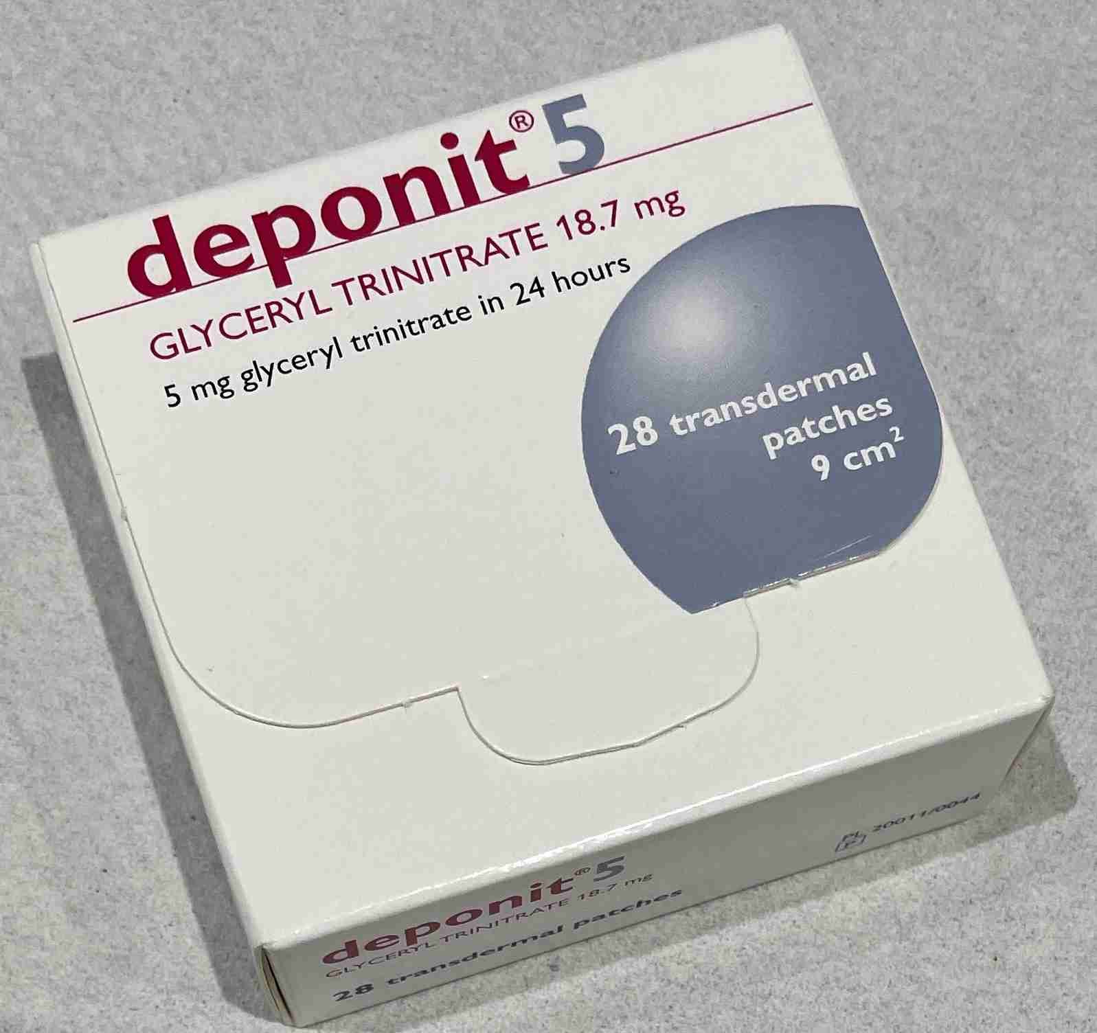 GTN patches for tendon pain